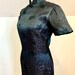 40s Handmade Cheongsam Black and Purple Iridescent - Etsy