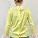 Lemon Yellow Blouse With Lots of Ruffle Chiffon Detail! - Etsy