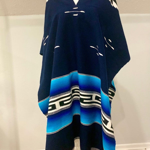 Wool Poncho - Etsy