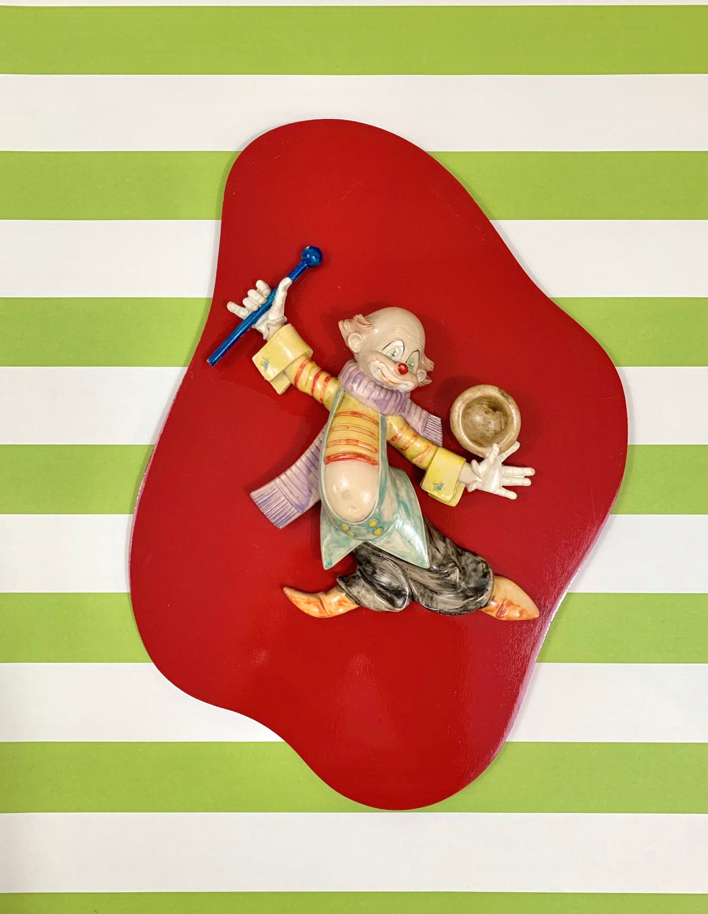 MCM 50’s Italian Mod Clown Wall Art. Wall Plaque. Set of 4 - Etsy