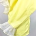 Lemon Yellow Blouse With Lots of Ruffle Chiffon Detail! - Etsy