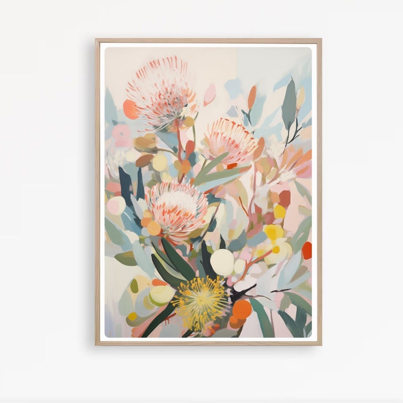 Floral Abstract - Etsy