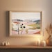 Large Modern Abstract Landscape, Pink Abstract Acrylic Painting, Pink ...
