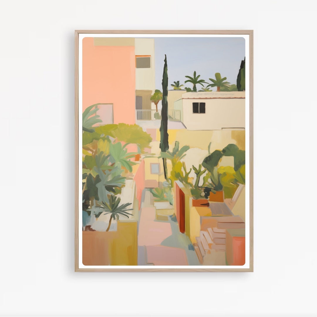 Mallorca Print, Mallorca Painting, Spain Poster, Travel Wall Art ...