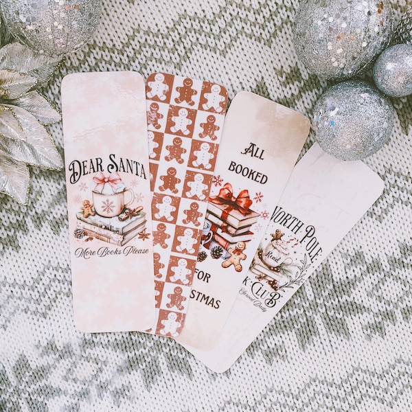 Christmas Bookmark - Etsy