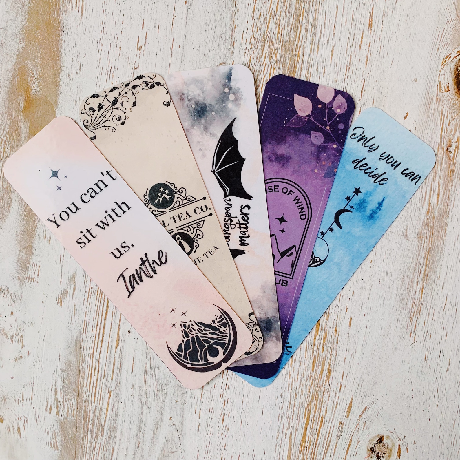ACOTAR Inspired Bookmarks Sarah J. Maas Bookmarks - Etsy