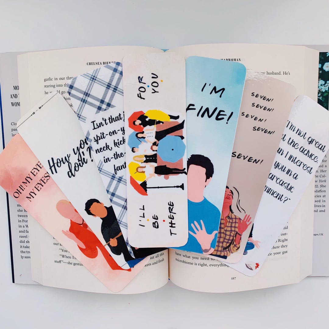 Funny Show Inspired Bookmarks L Reader Gift L Tv Bookmarks - Etsy