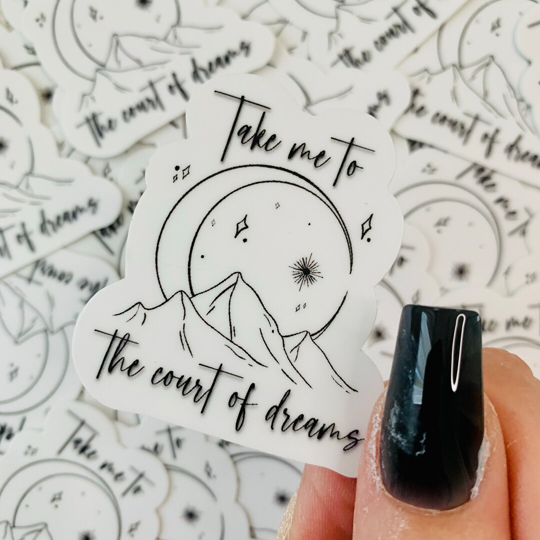 ACOTAR Sticker L Court of Dreams Sticker L Book Lover Sticker - Etsy