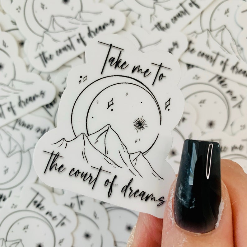 ACOTAR Sticker L Court of Dreams Sticker L Book Lover Sticker - Etsy