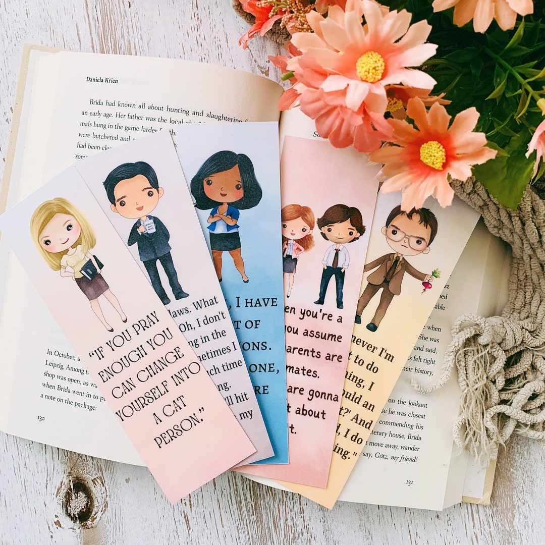 Office Friends Bookmarks - Etsy