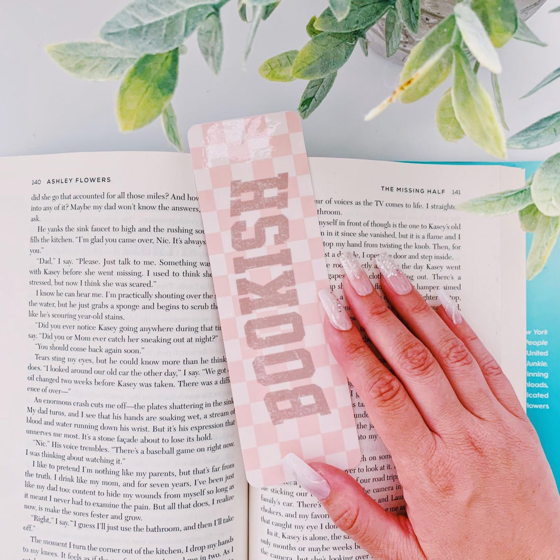 Reader Bookmarks L Colorful Checkered Bookish Bookmark Set L Bookworm ...