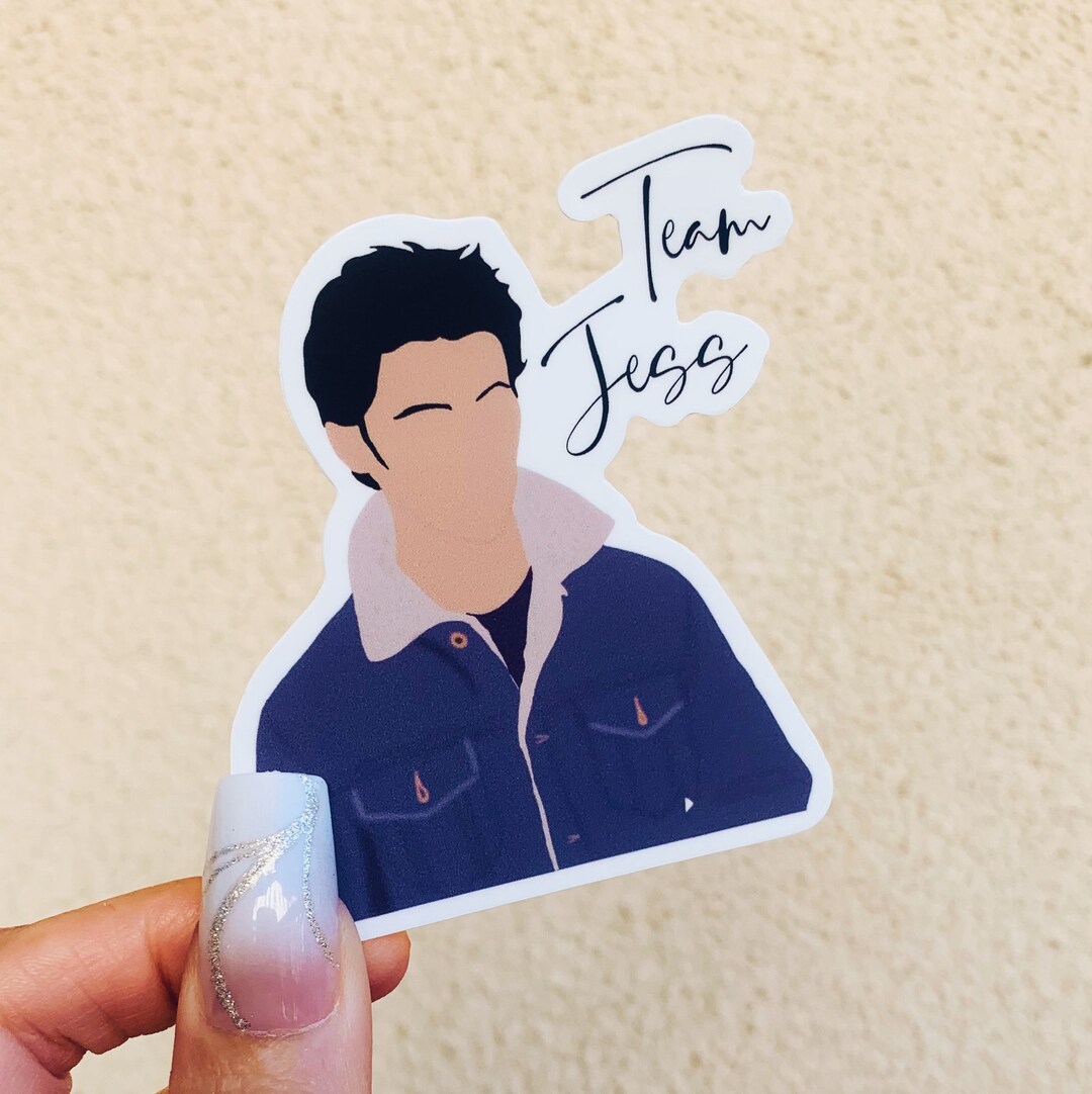 Team Jess Sticker L Gilmore Girls Sticker - Etsy