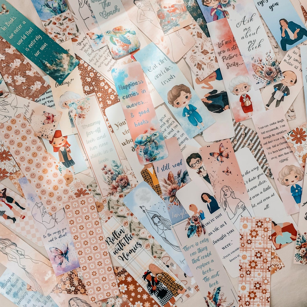 Mystery Pack Bundle Bookmarks - Etsy