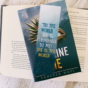 Shatter Me Series Bookmarks - Etsy