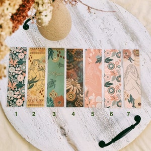 Boho Bookmarks Pattern Bookmarks Floral Bookmarks Book - Etsy