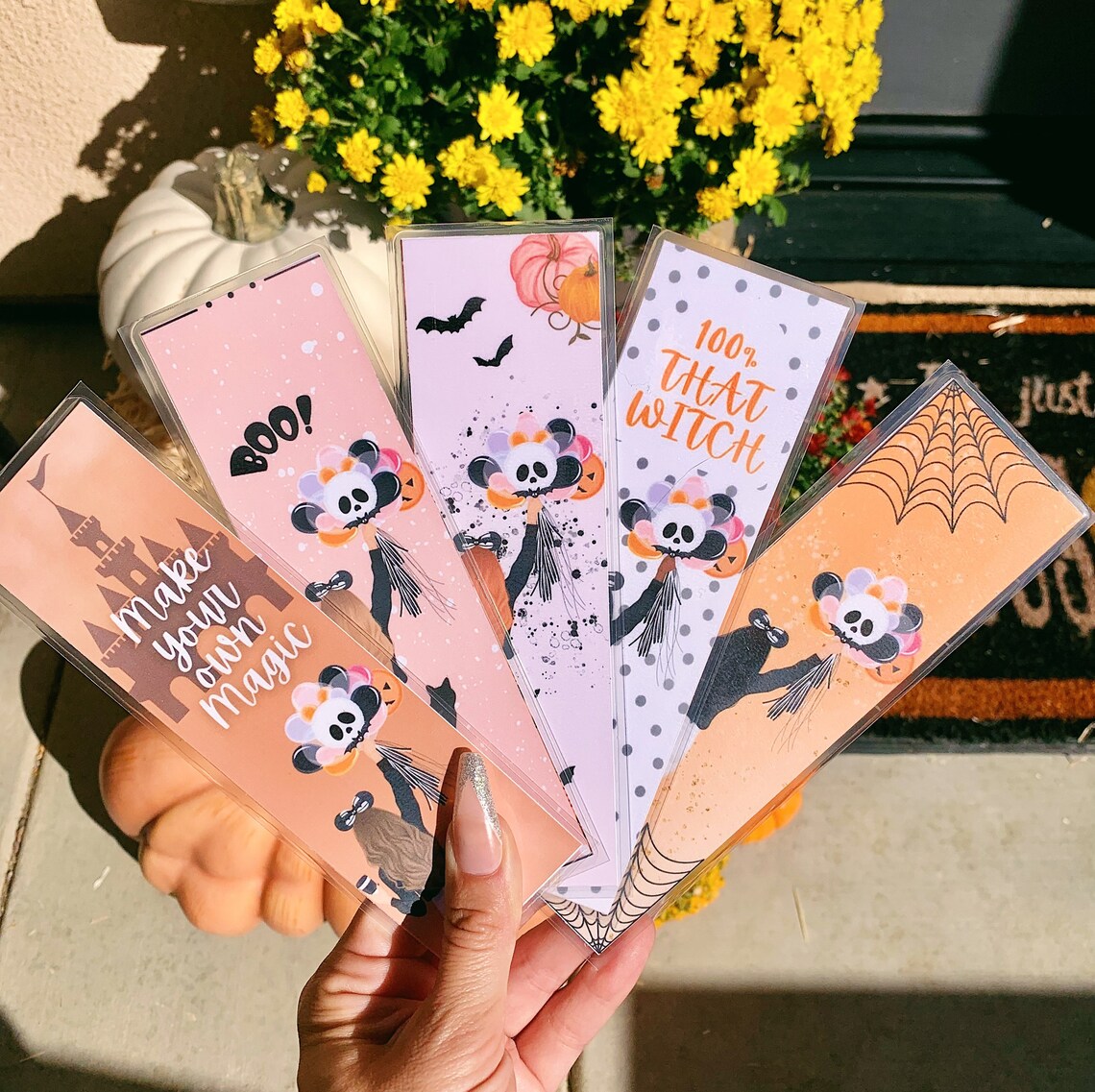 Disney Halloween Girls Bookmarks - Etsy
