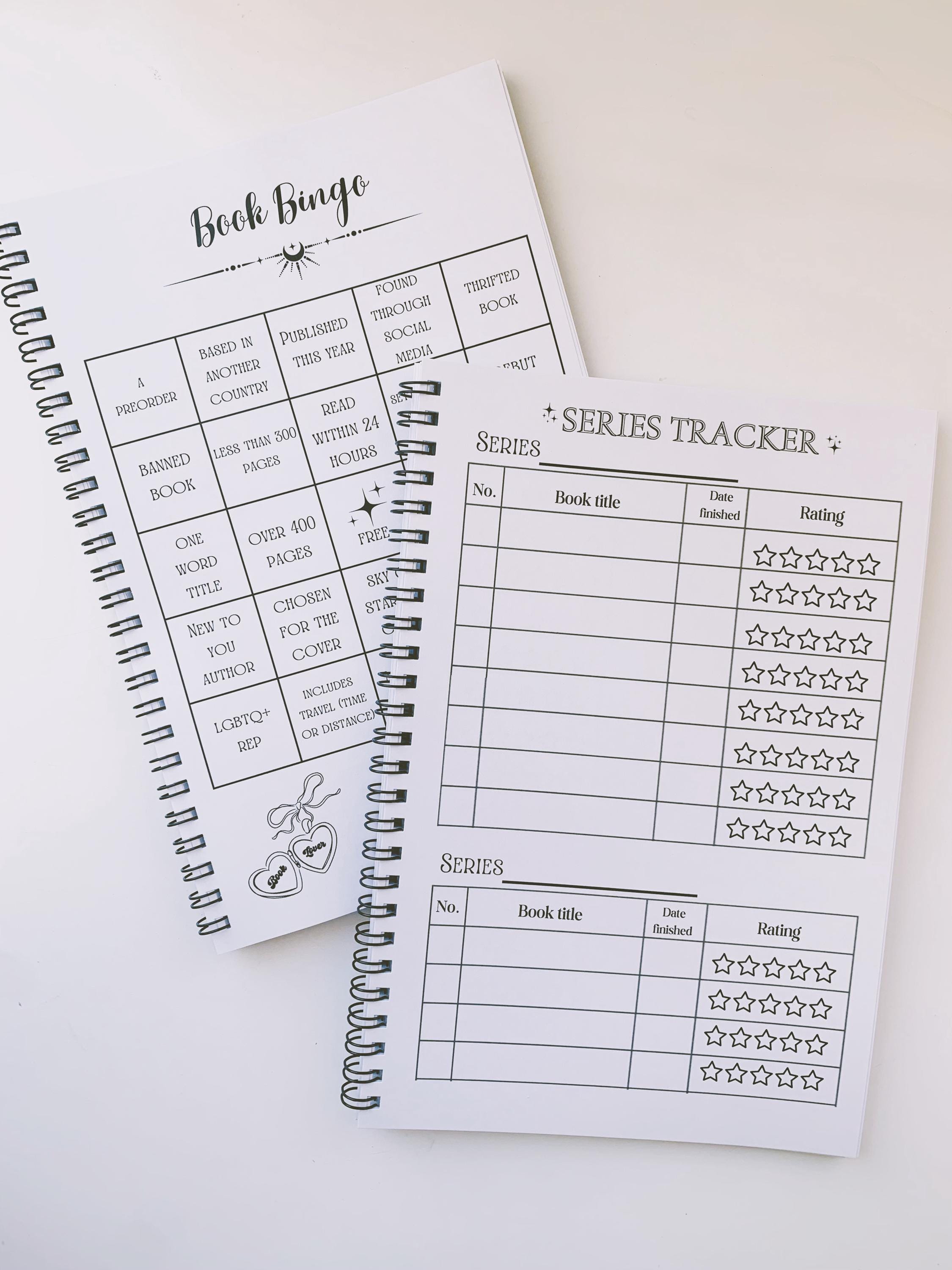 Boho Book Shop Reading Journal L Stats, Challenges, and Book Trackers ...