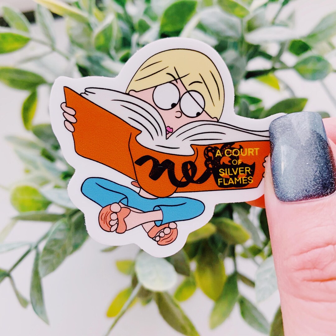 Lizzie Reads Fantasy Sticker L Reader Stickers - Etsy