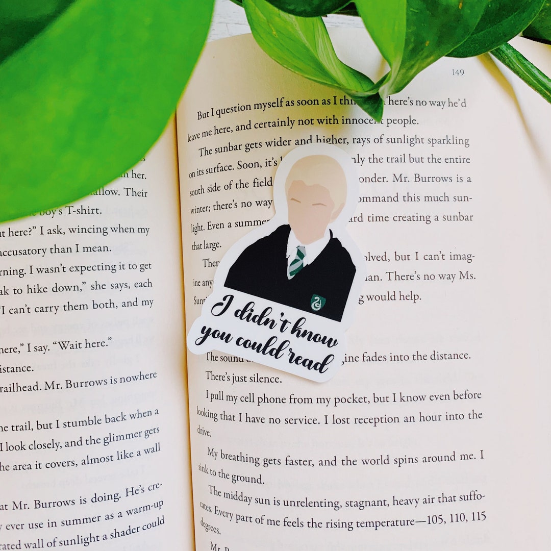 I Didn't Know You Could Read Sticker L Book Lover Stickers - Etsy