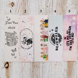 Eras Tour Bookmarks - Etsy