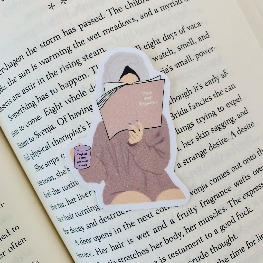 Self Care Girlie Sticker L Reader Sticker - Etsy
