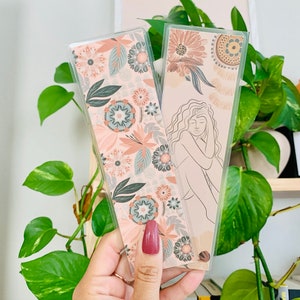 Boho Bookmarks Pattern Bookmarks Floral Bookmarks Book - Etsy