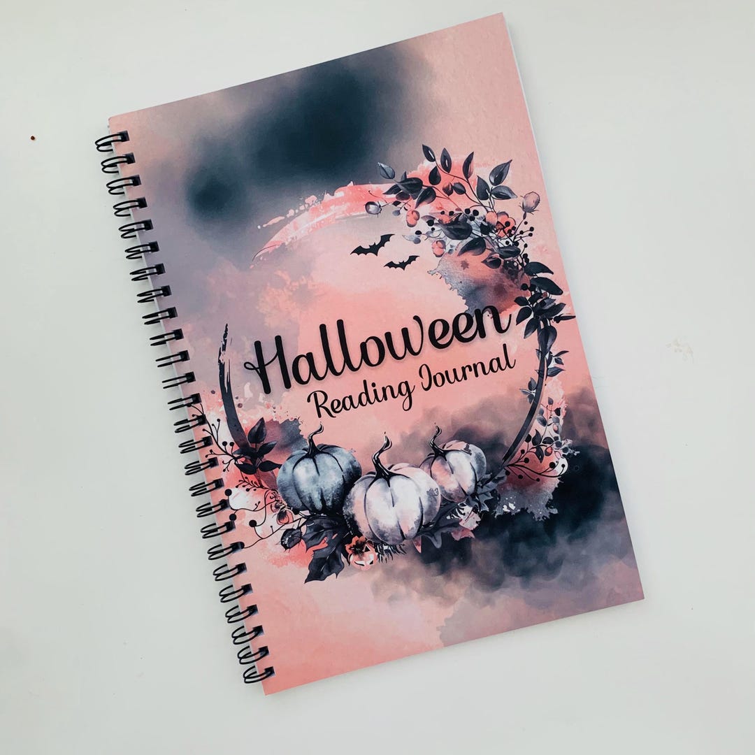 Halloween Reading Journal L October Reading Journal L One Month Tracker ...