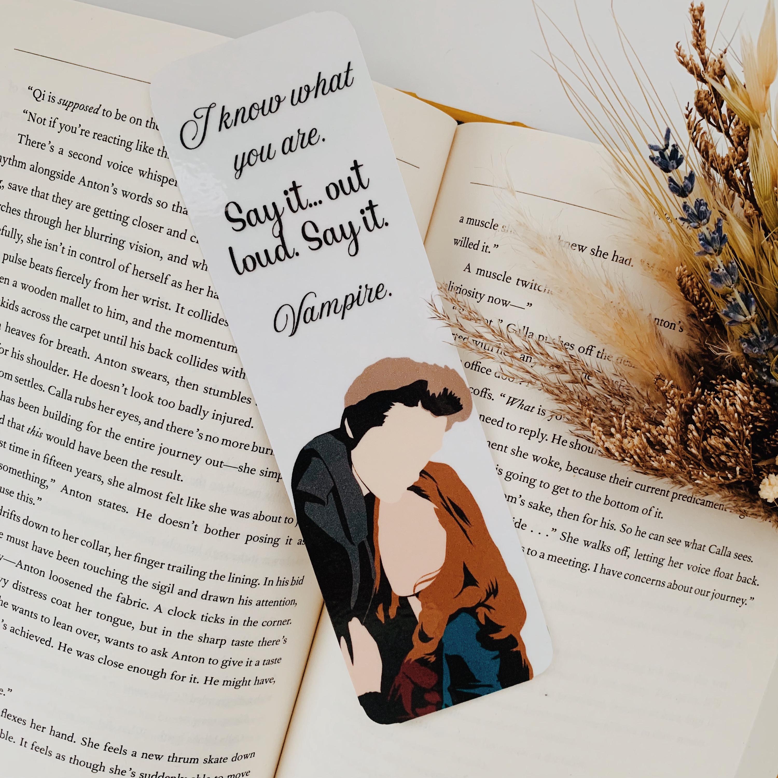 Vampire & Werewolves Bookmarks L Fantasy Series Bookmark Set - Etsy