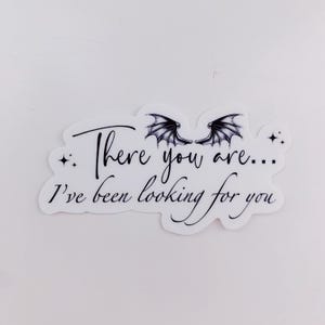 There You Are Vinyl Sticker L Reader Sticker L ACOTAR Inspired Kindle ...