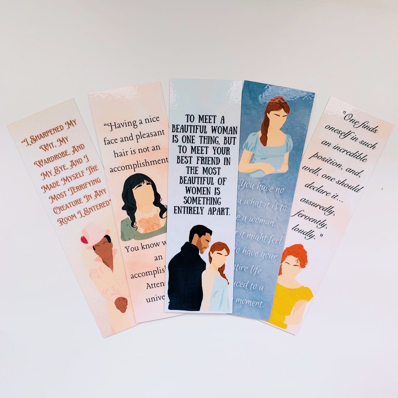 Regency Era Bookmarks - Etsy