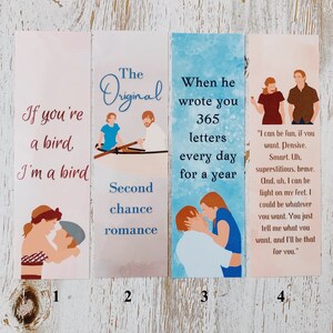 The Notebook Inspired Bookmarks L Movie Bookmarks L Movie Quote ...