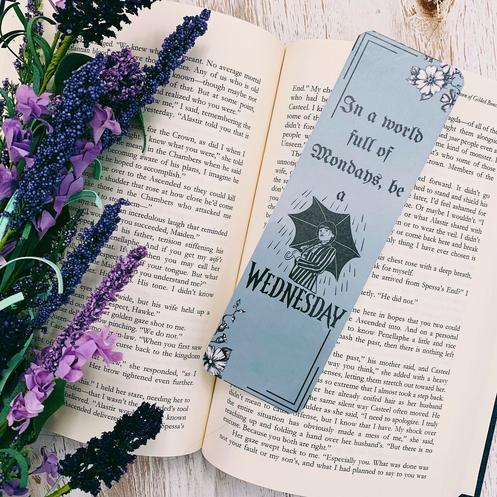 Wednesday Addams Bookmarks - Etsy