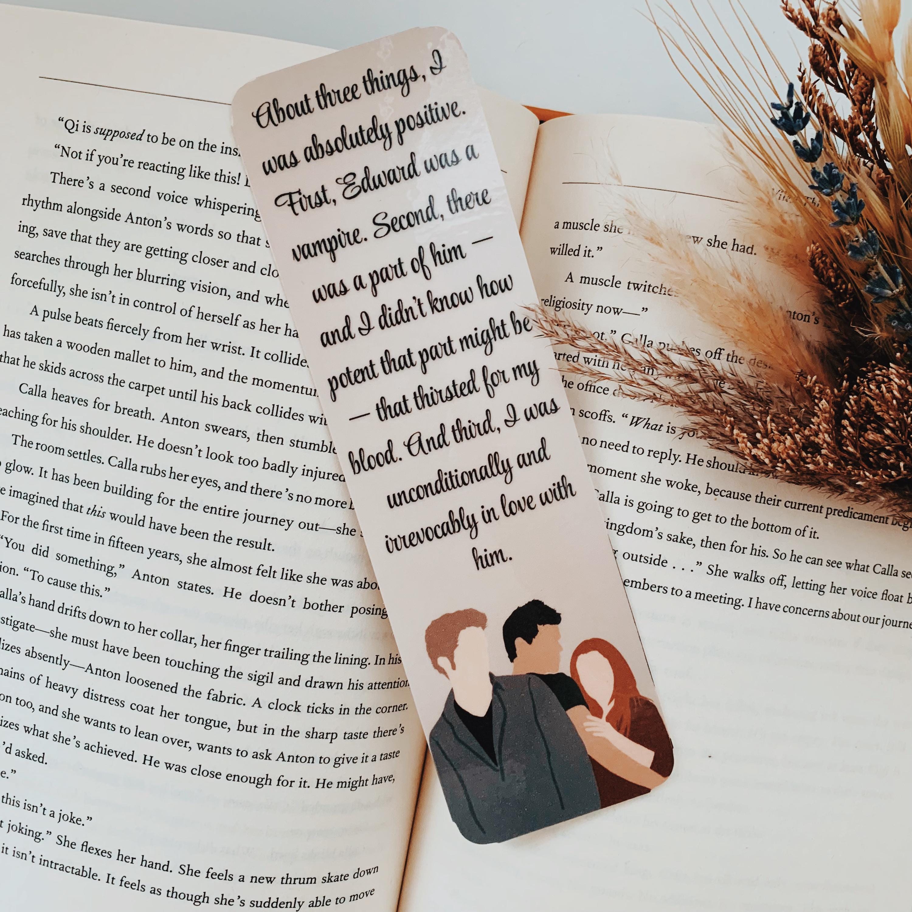Vampire & Werewolves Bookmarks L Fantasy Series Bookmark Set - Etsy