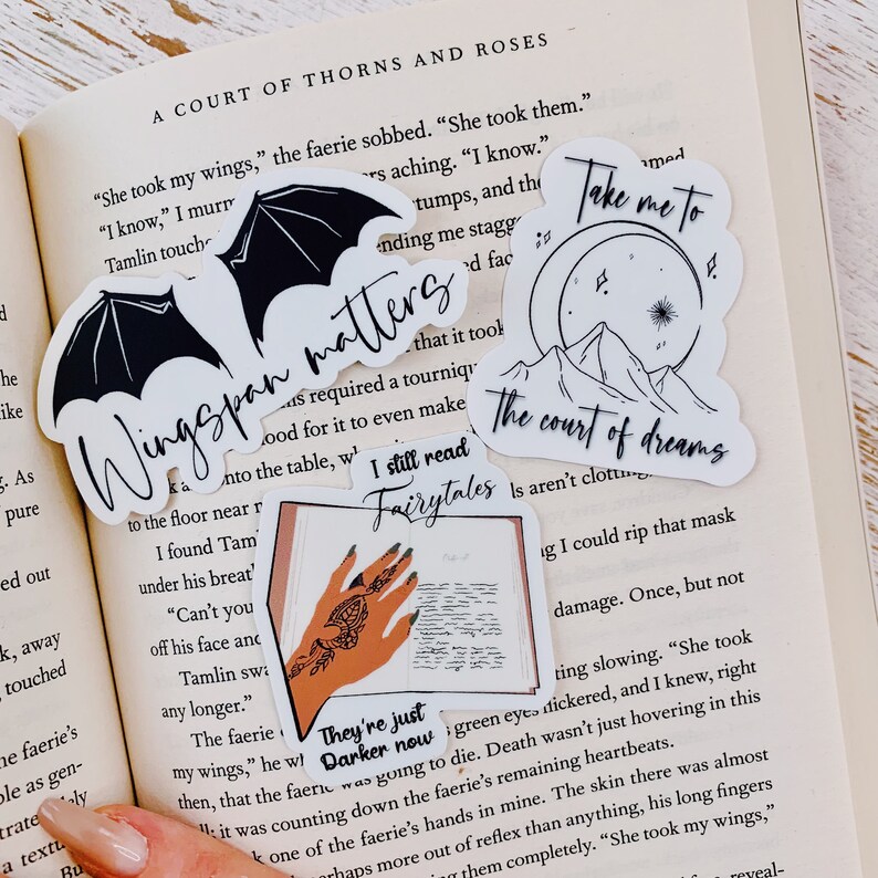 ACOTAR Sticker L Court of Dreams Sticker L Book Lover Sticker - Etsy