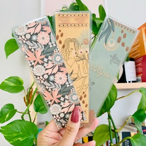 Boho Bookmarks Pattern Bookmarks Floral Bookmarks Book - Etsy