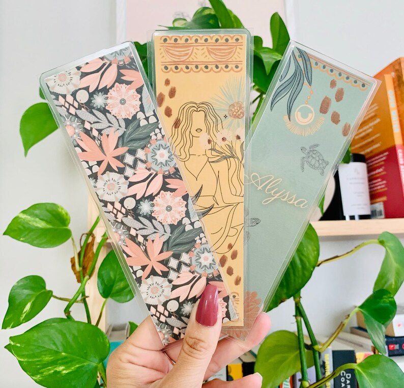 Boho Bookmarks Pattern Bookmarks Floral Bookmarks Book - Etsy