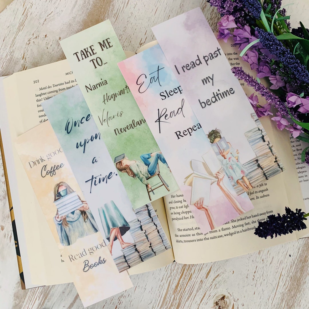 Reader Bookmark L Book Lover Bookmarks - Etsy