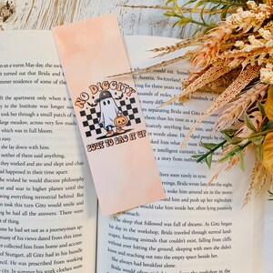 Retro Halloween Bookmarks L Hippie Ghost Bookmarks - Etsy