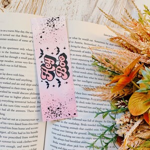 Retro Halloween Bookmarks L Hippie Ghost Bookmarks - Etsy