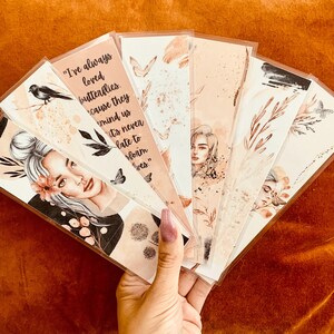 Floral Bookmarks Nature Bookmarks Boho Bookmarks Bookmarks - Etsy