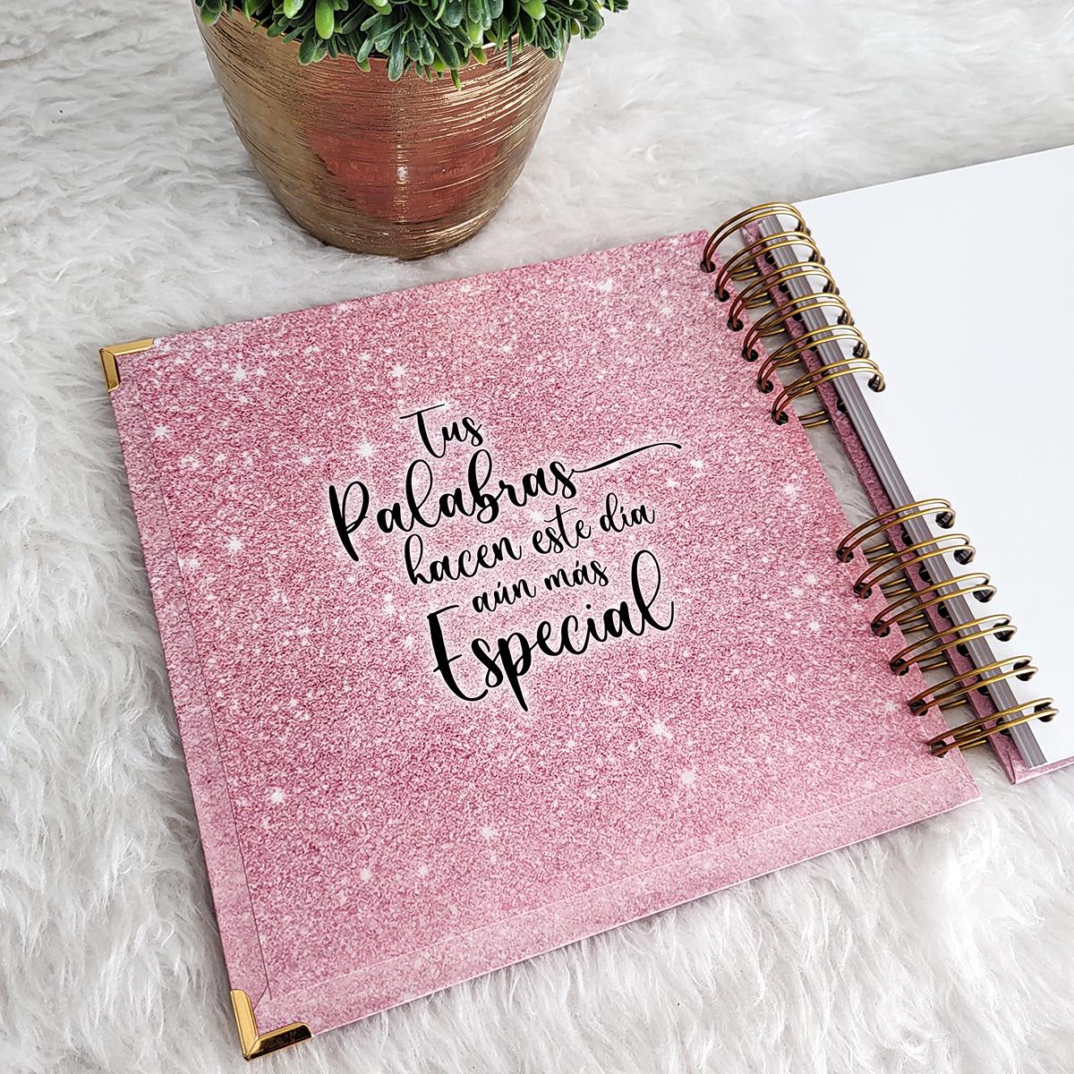 Libro de firmas para XV años - Tonos Rosa - Quinceañeras - Libro de ...