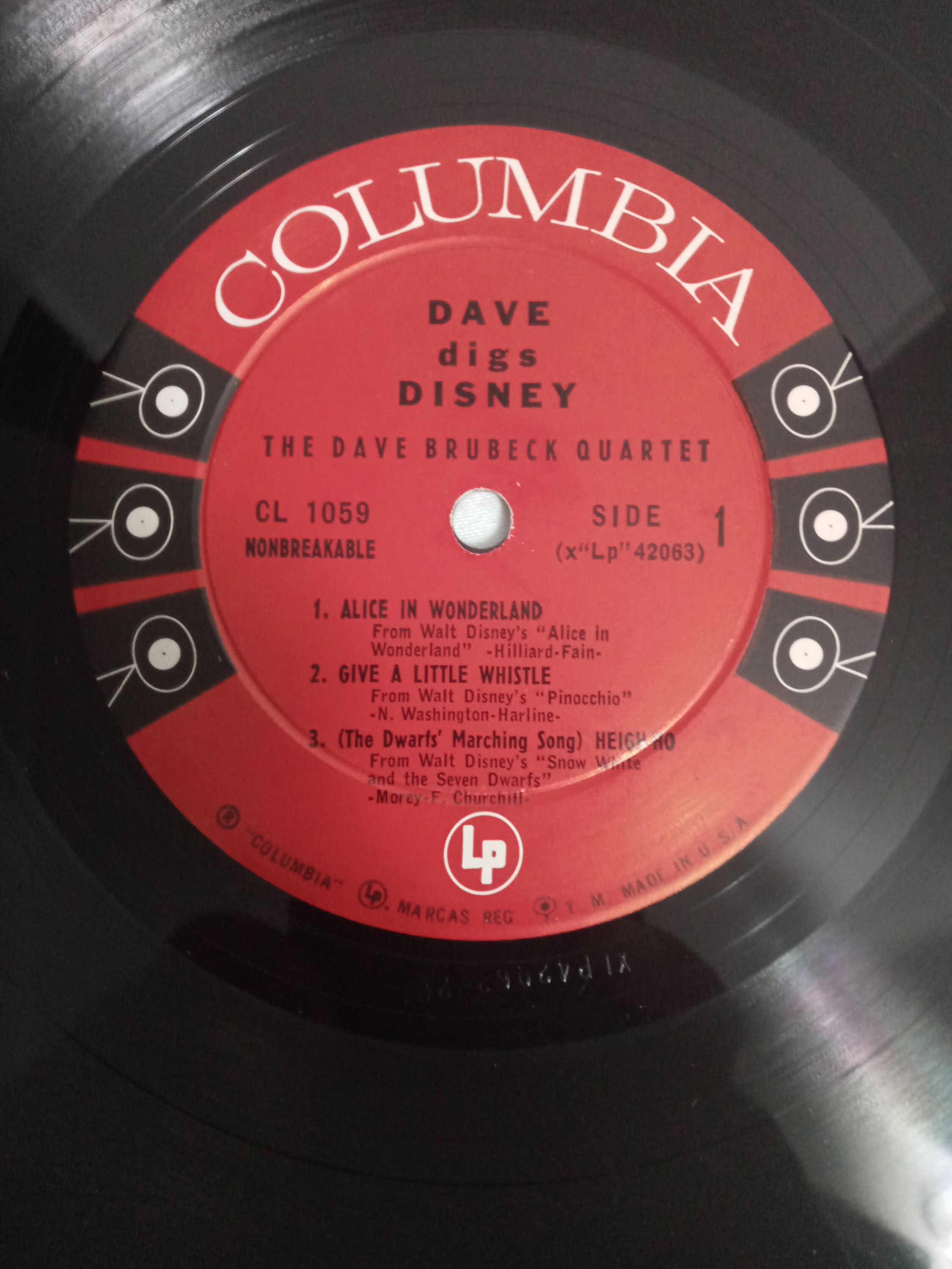 Dave Brubeck Quartet / Dave Digs Disney / 1958 - Etsy