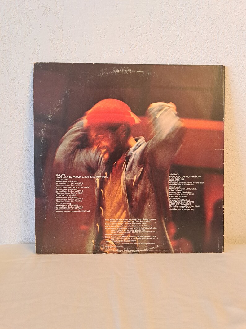 Marvin Gaye Let's Get It on 1973 - Etsy