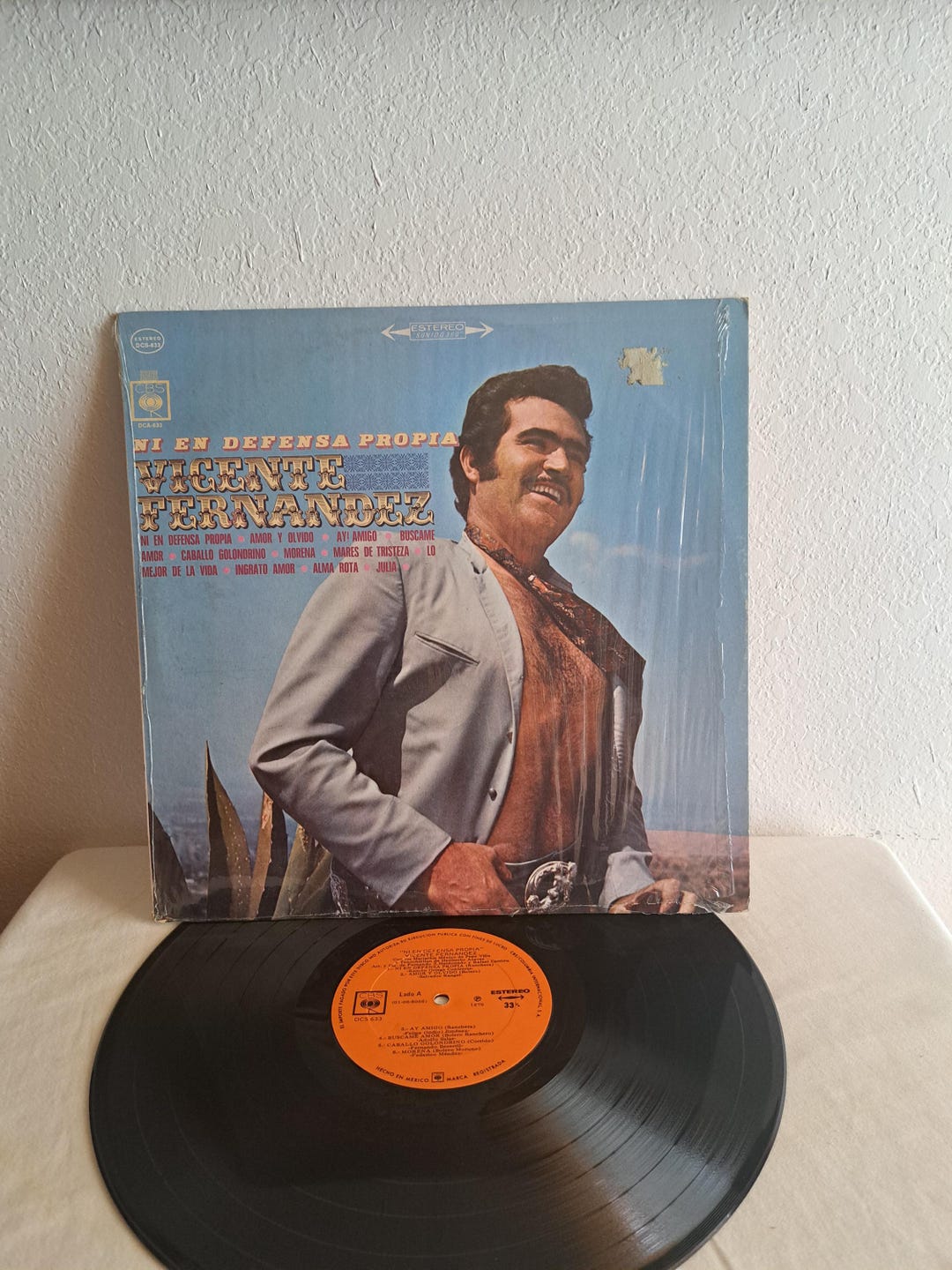 Vicente Fernandez / Ni En Defensa Propia / 1970 - Etsy