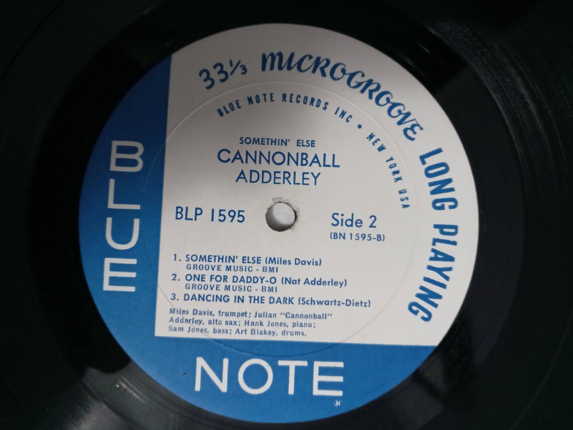 Cannonball Adderley / Somethin' Else / 1958 - Etsy
