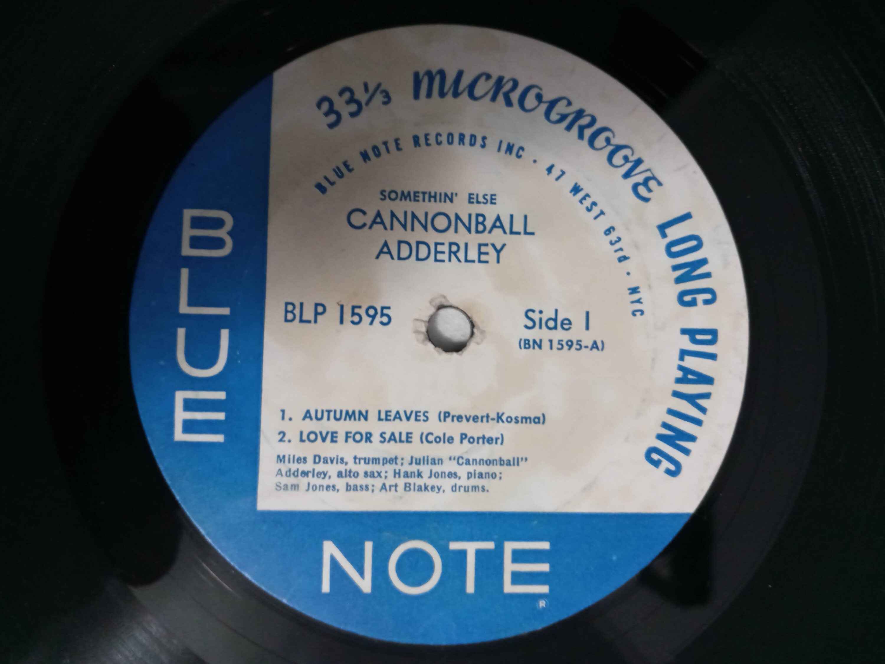 Cannonball Adderley / Somethin' Else / 1958 - Etsy