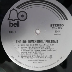 The 5th Dimension / Portraits / 1970 - Etsy
