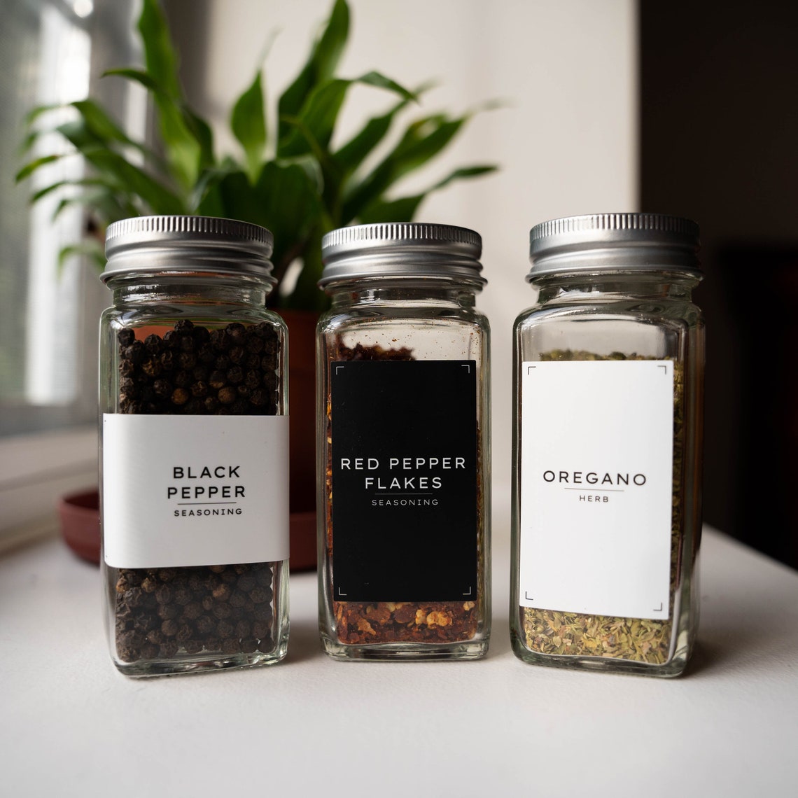 80 Modern Spice Labels Stickers for Jars and Containers - Etsy