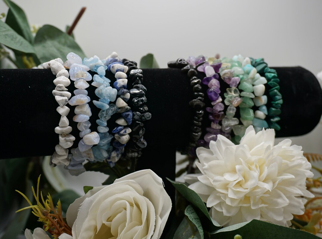 Stone Chip Bracelets (2) - Etsy
