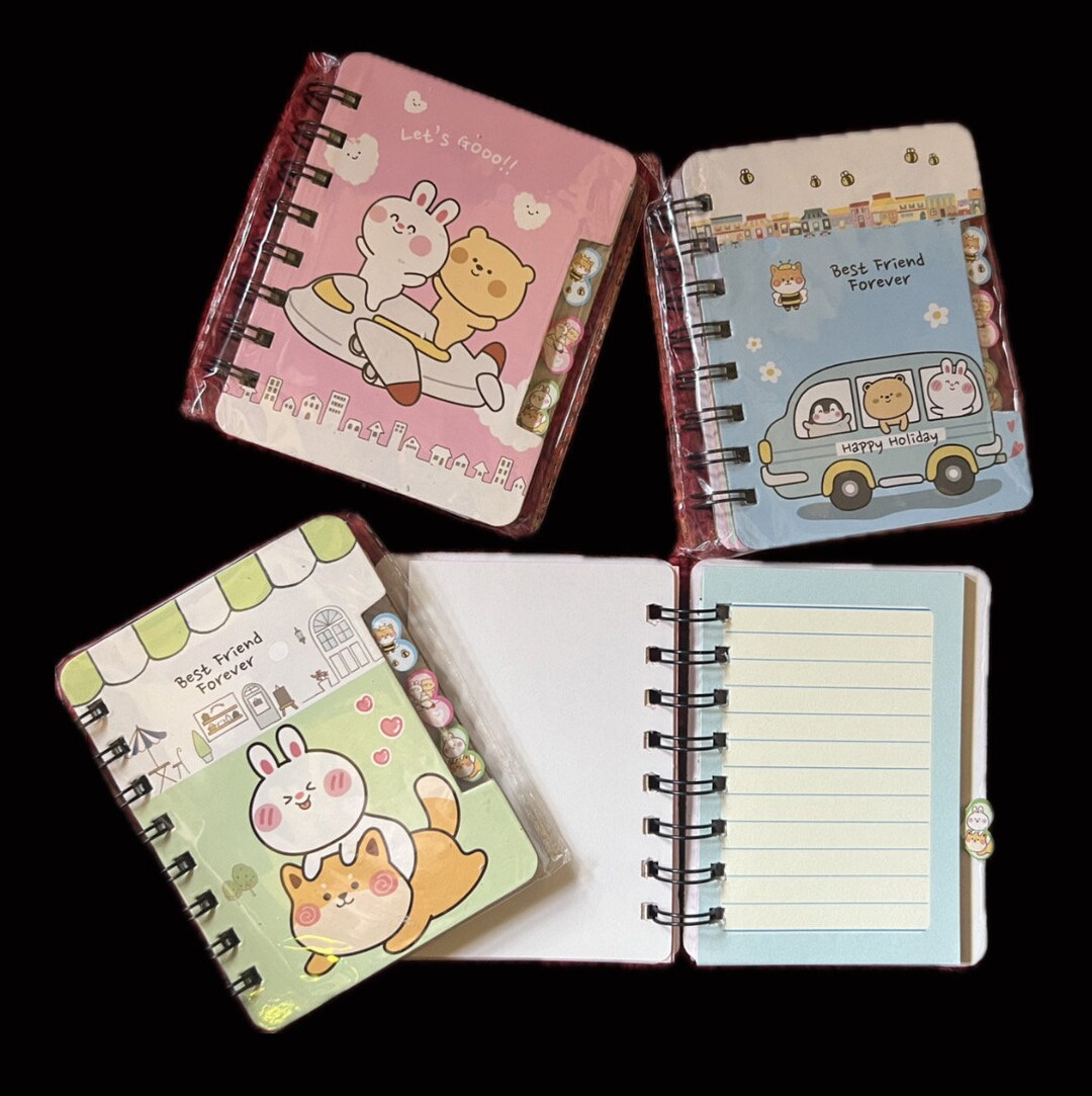 Hard Light Cover Diary Bunny Little Cute Notebook Bunny, Crocodile ...